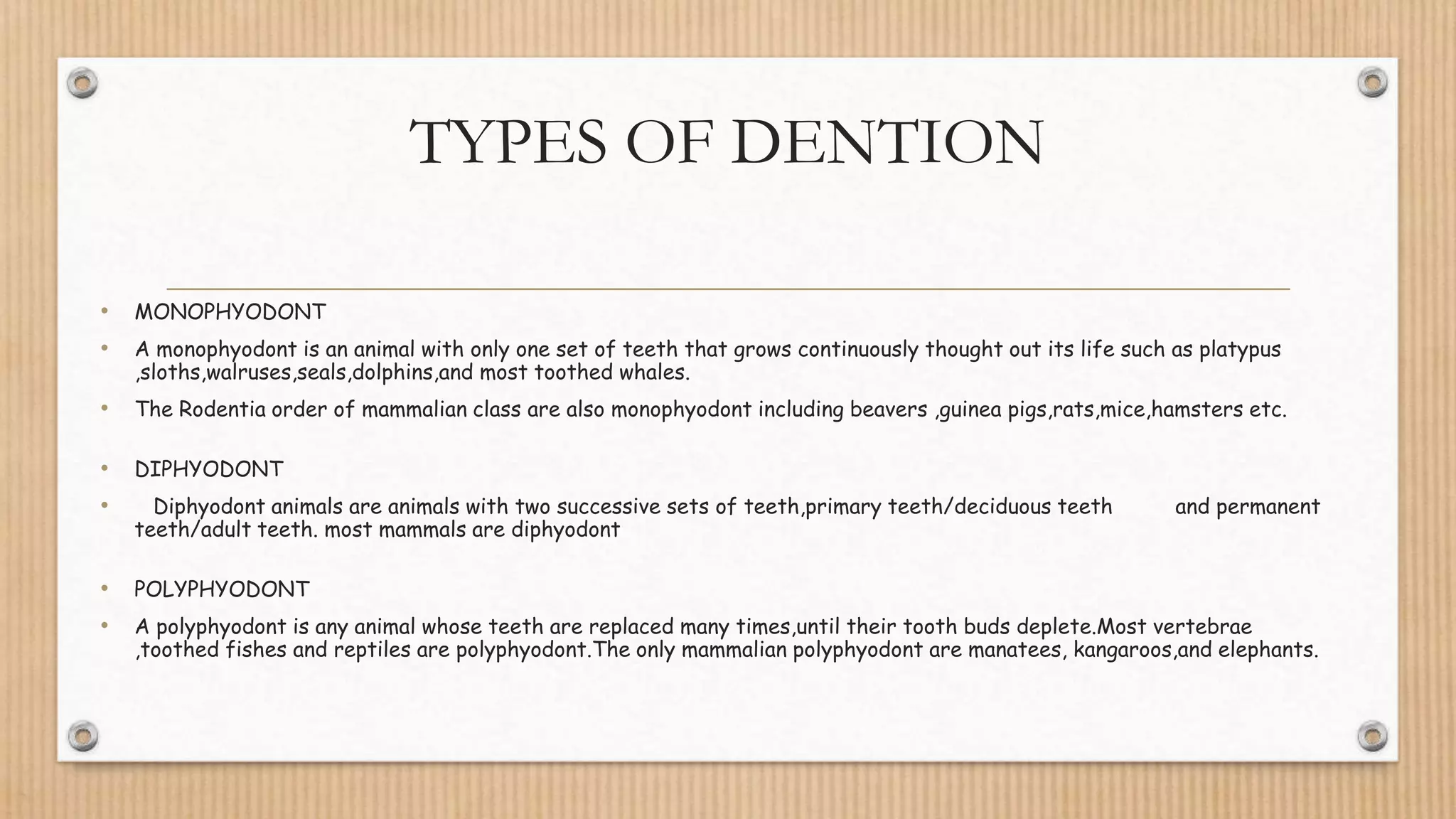 Dental evidence for species identification in wildlife foresic | PPTX