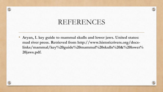 Dental evidence for species identification in wildlife foresic | PPTX | Oral care | Personal Care