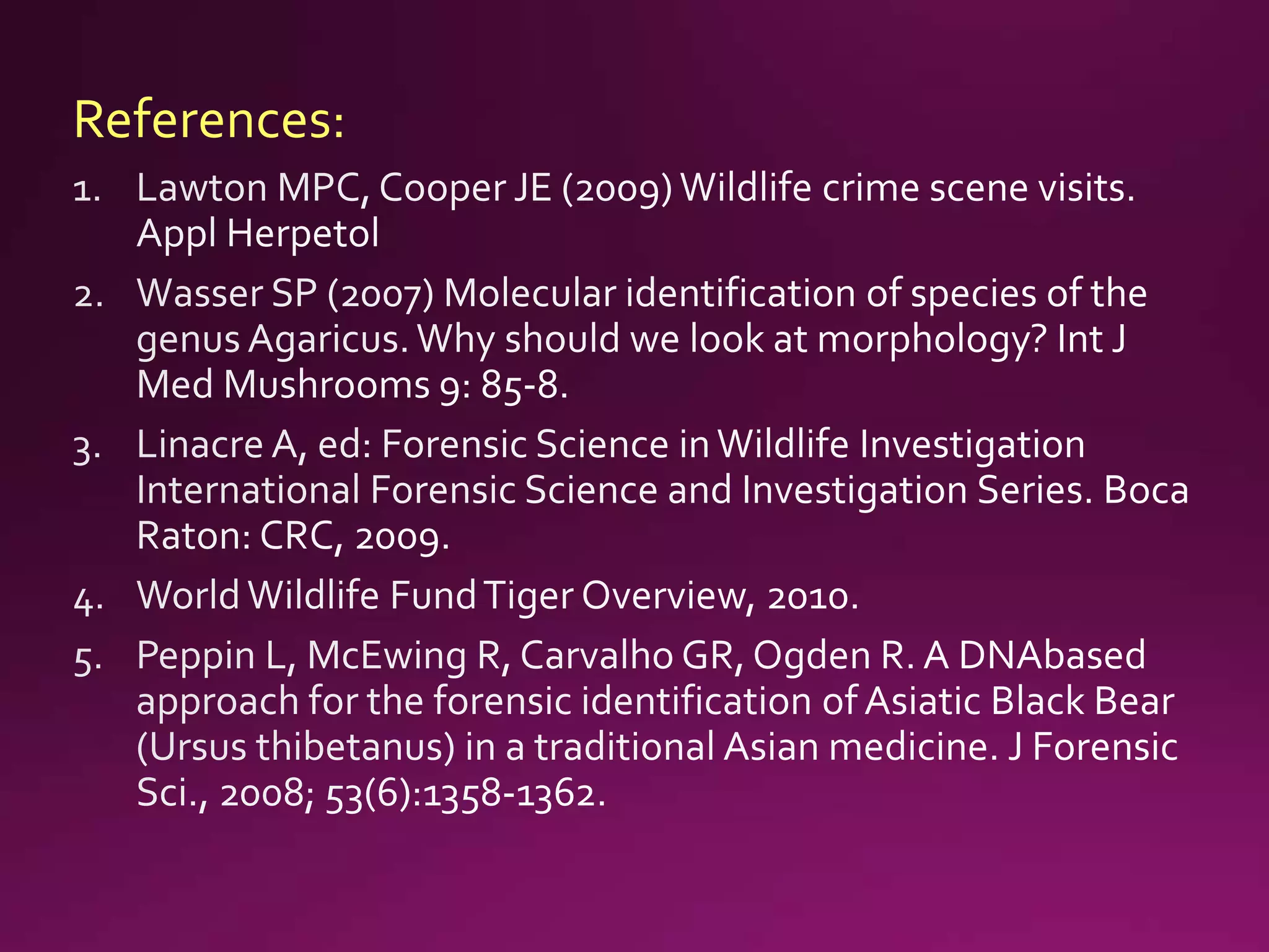 Wildlife Forensic.pptx