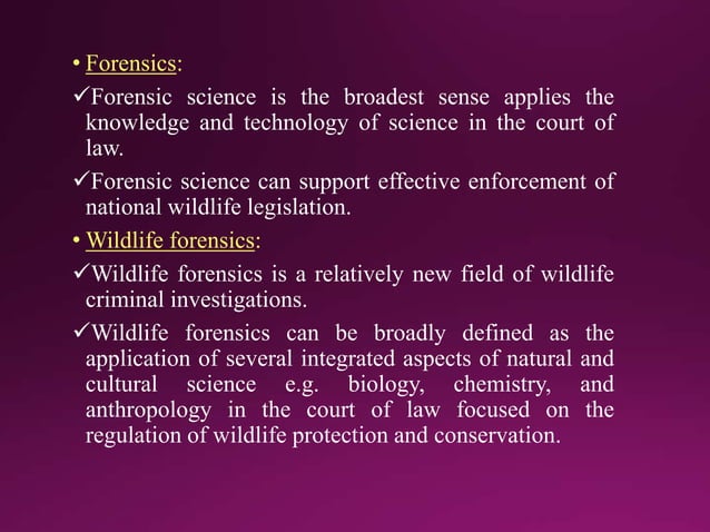 Wildlife Forensic.pptx