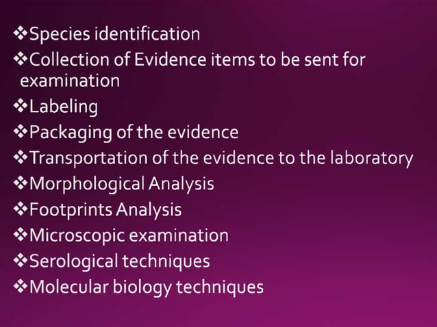 wildlife forensics (2) (1).pptx....................... | PPTX