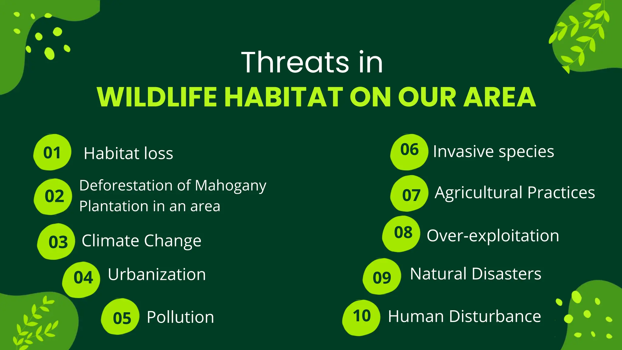 Wildlife Habitat kahsywjegcsbd _ GROUP 2.pptx