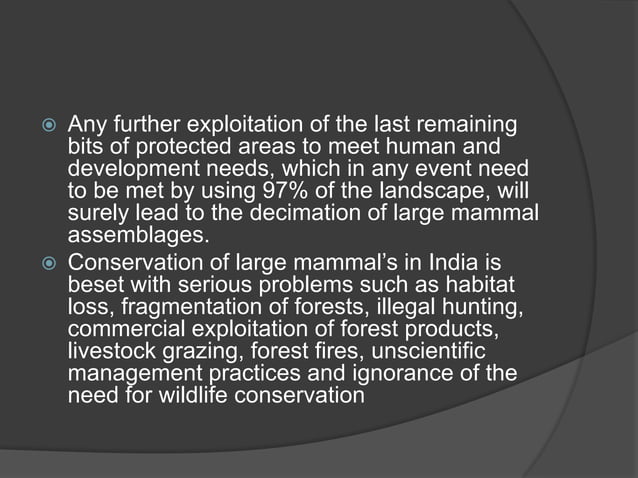 Wildlife in india | PPTX
