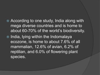Wildlife in india | PPTX