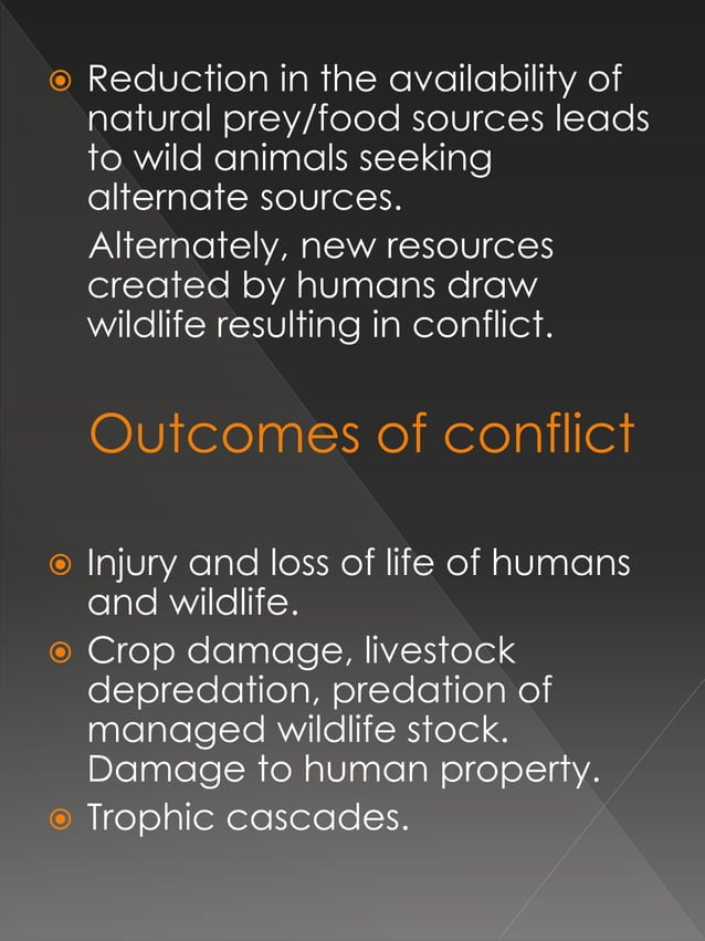 Wildlife in India. Human Wildlife conflicts and wildlife protection act | PPTX