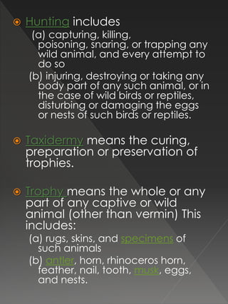 Wildlife in India. Human Wildlife conflicts and wildlife protection act ...