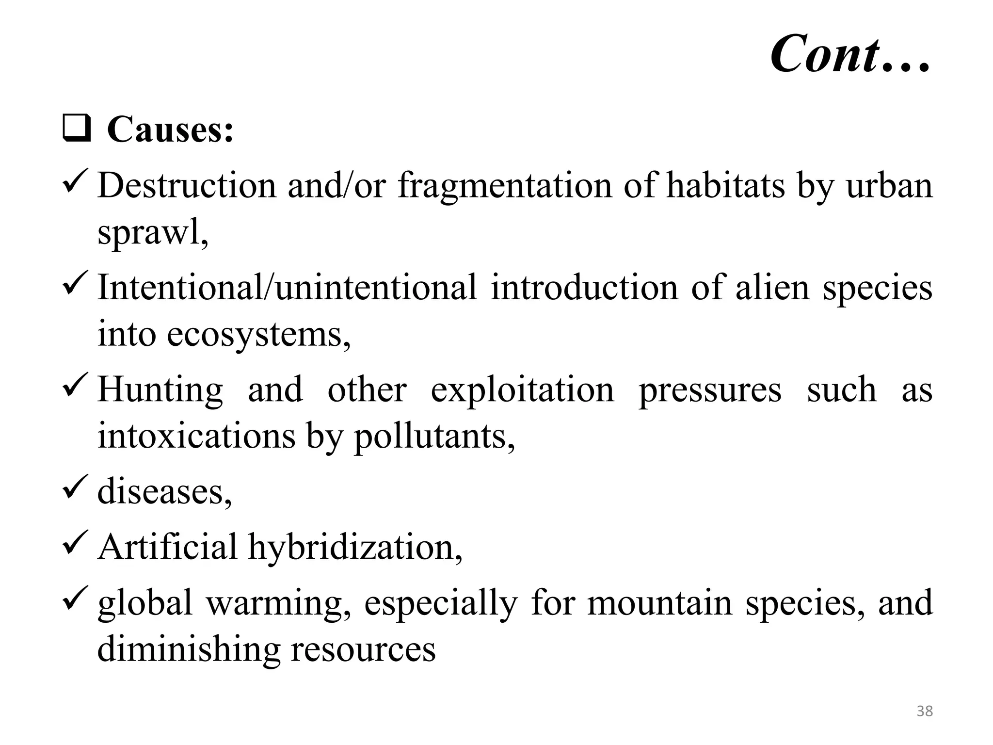 Wildlife lecture notes | PDF