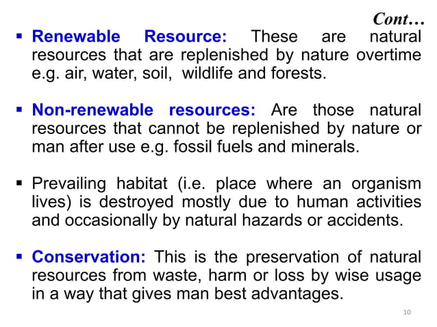 Wildlife lecture notes | PDF