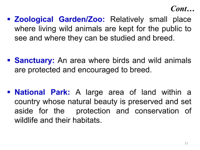 Wildlife lecture notes | PDF