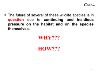 Wildlife lecture notes | PDF