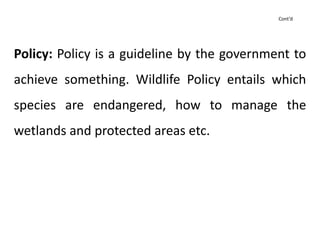 Wildlife legislation.pptx