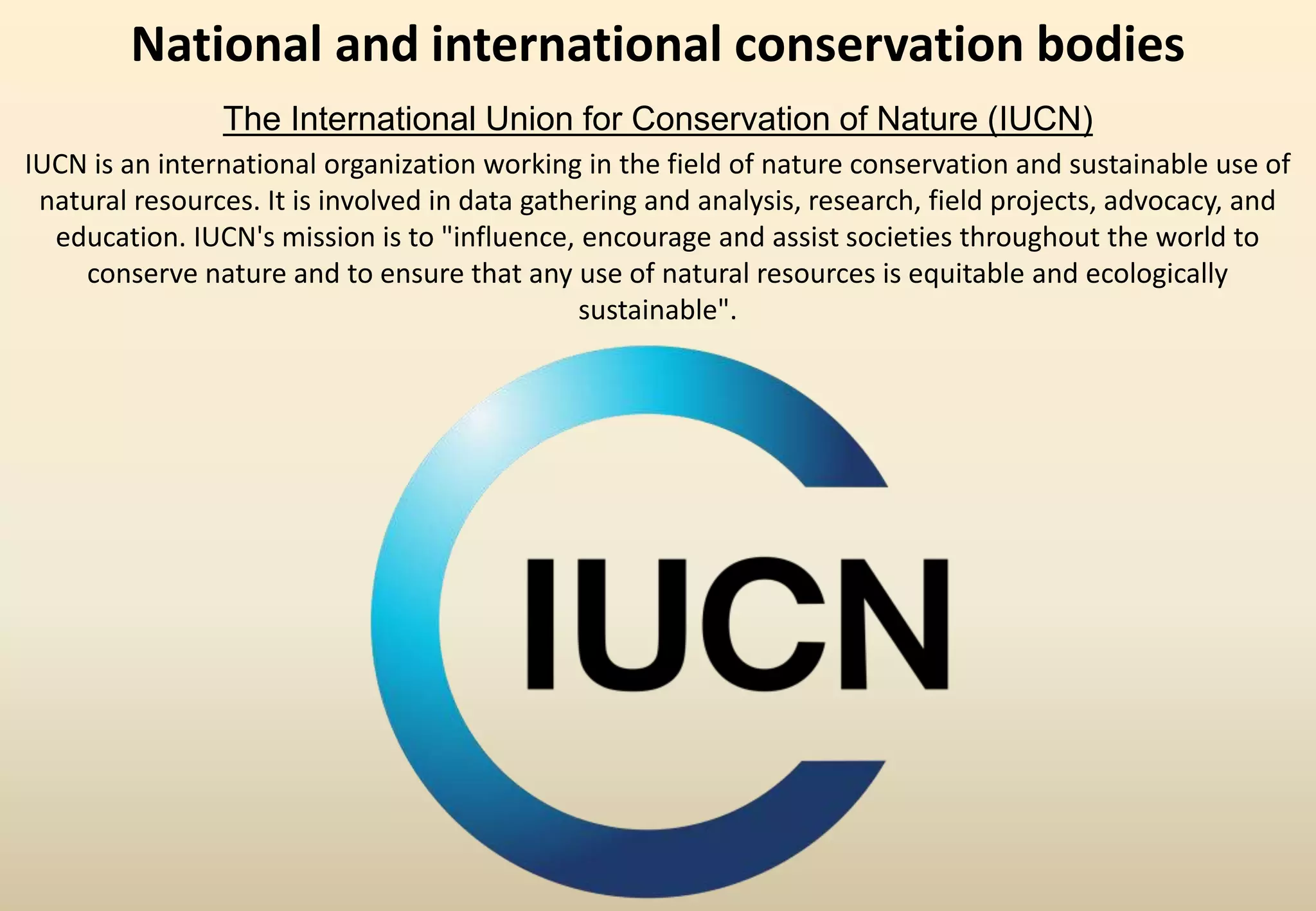 Wildlife management techniques and methods of wildlife conservation | PPTX