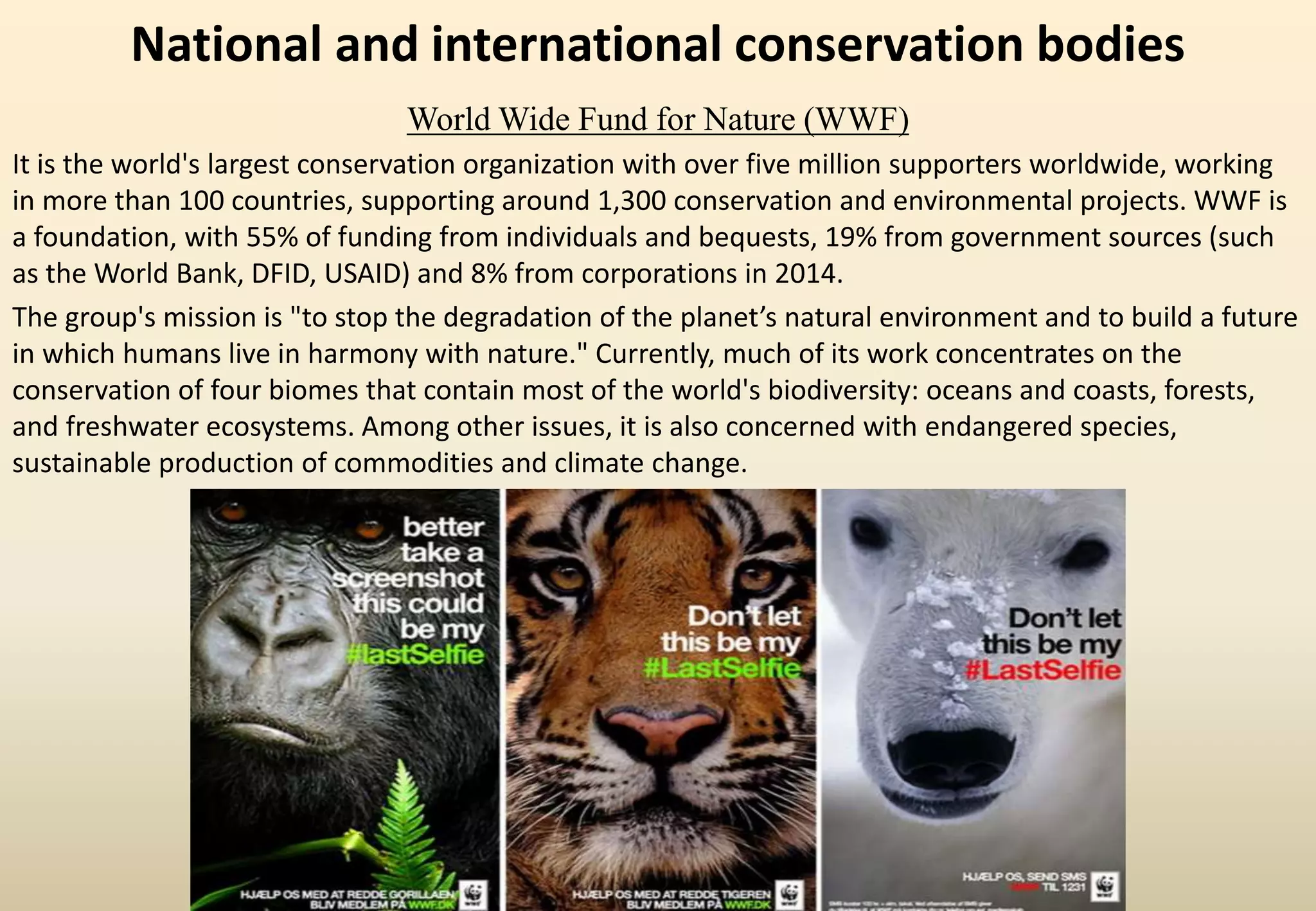 Wildlife management techniques and methods of wildlife conservation | PPTX