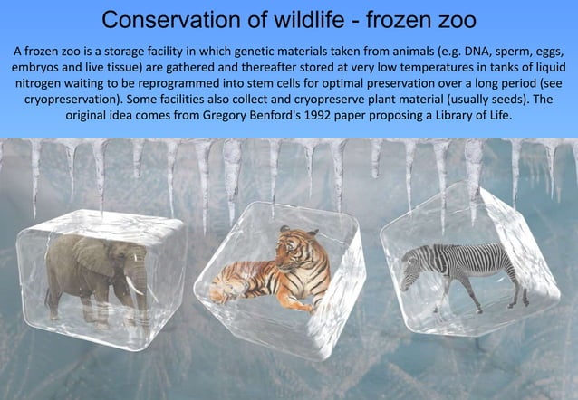 Wildlife management techniques and methods of wildlife conservation ...