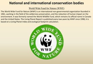 Wildlife management techniques and methods of wildlife conservation | PPTX