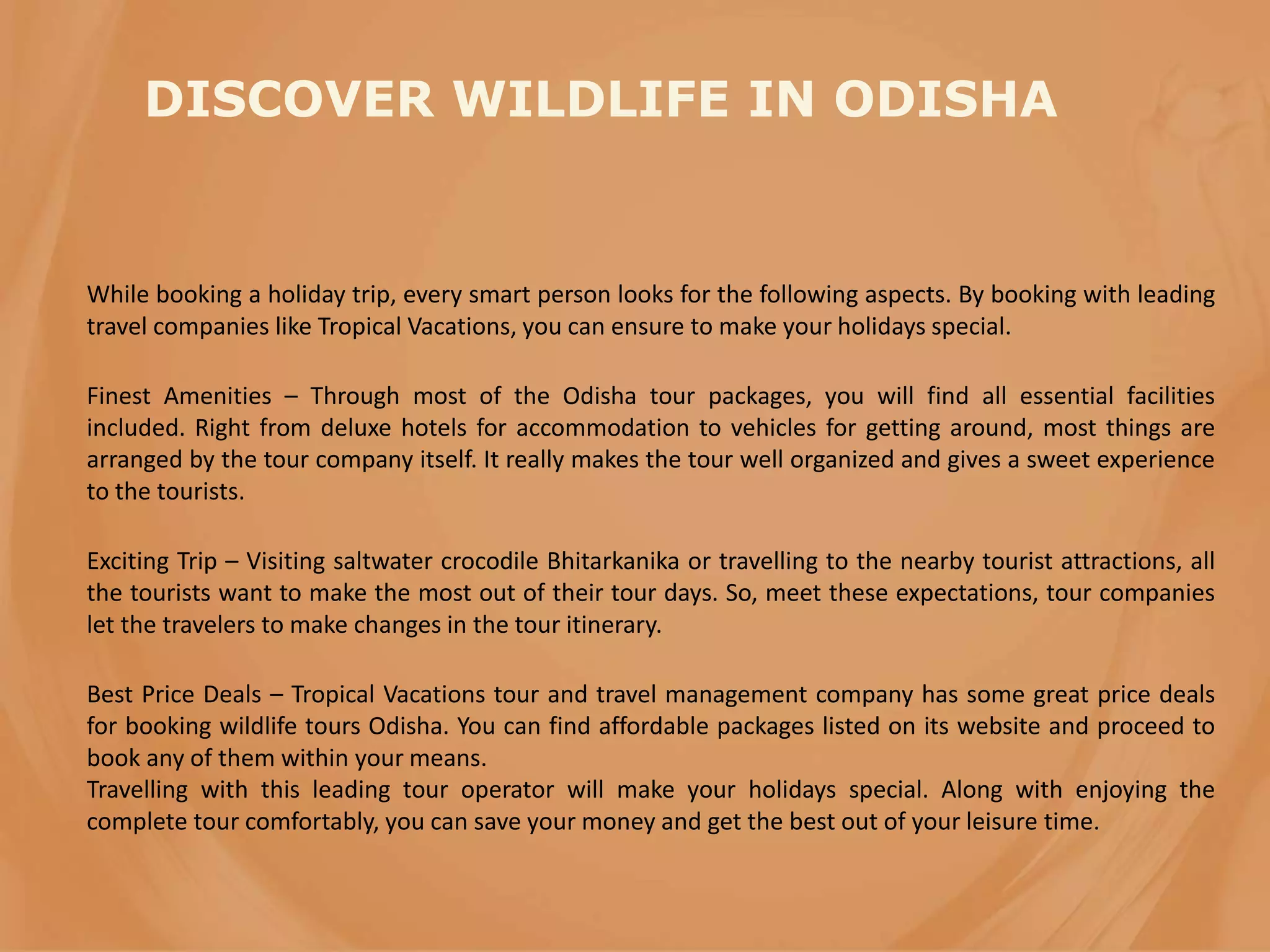Wildlife odisha | PPT