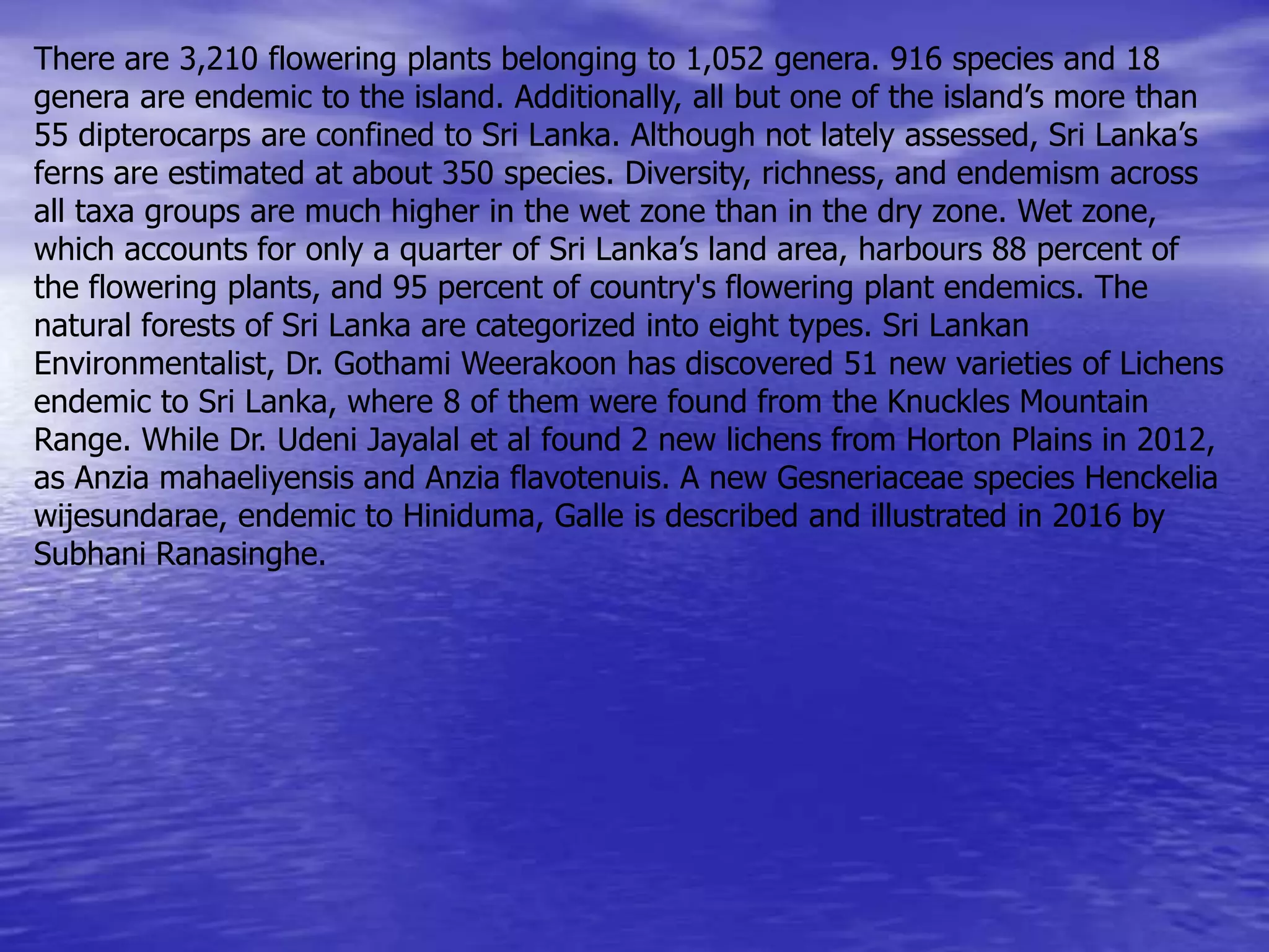 Wild life of sri lanka | PPTX