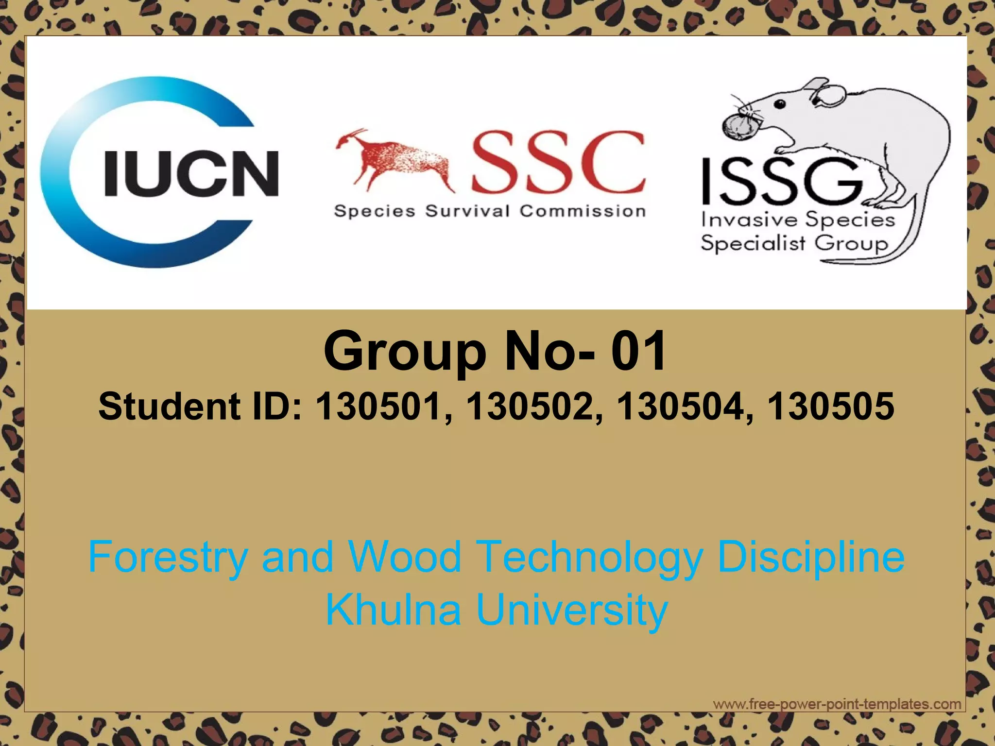 Invasive Species Specialist Group-ISSG | PPT
