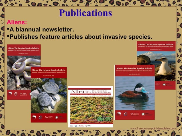 Invasive Species Specialist Group-ISSG | PPT | Free Download