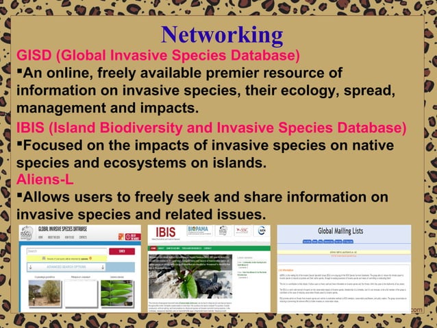 Invasive Species Specialist Group-ISSG | PPT | Free Download