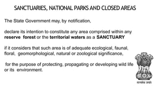 Wild Life Protection Act, 1972 | PPTX