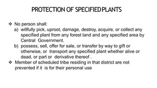 Wild Life Protection Act, 1972 | PPTX