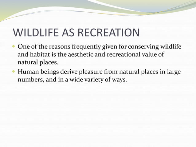 Wildlife presentation .pptx | Hunting and Shooting | Sports