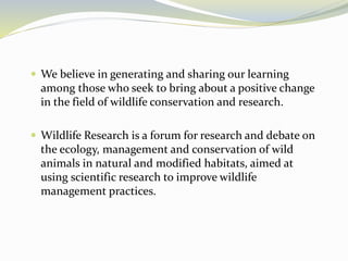 Wildlife presentation .pptx