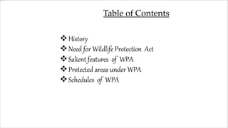 Wildlife protection Act.pptx