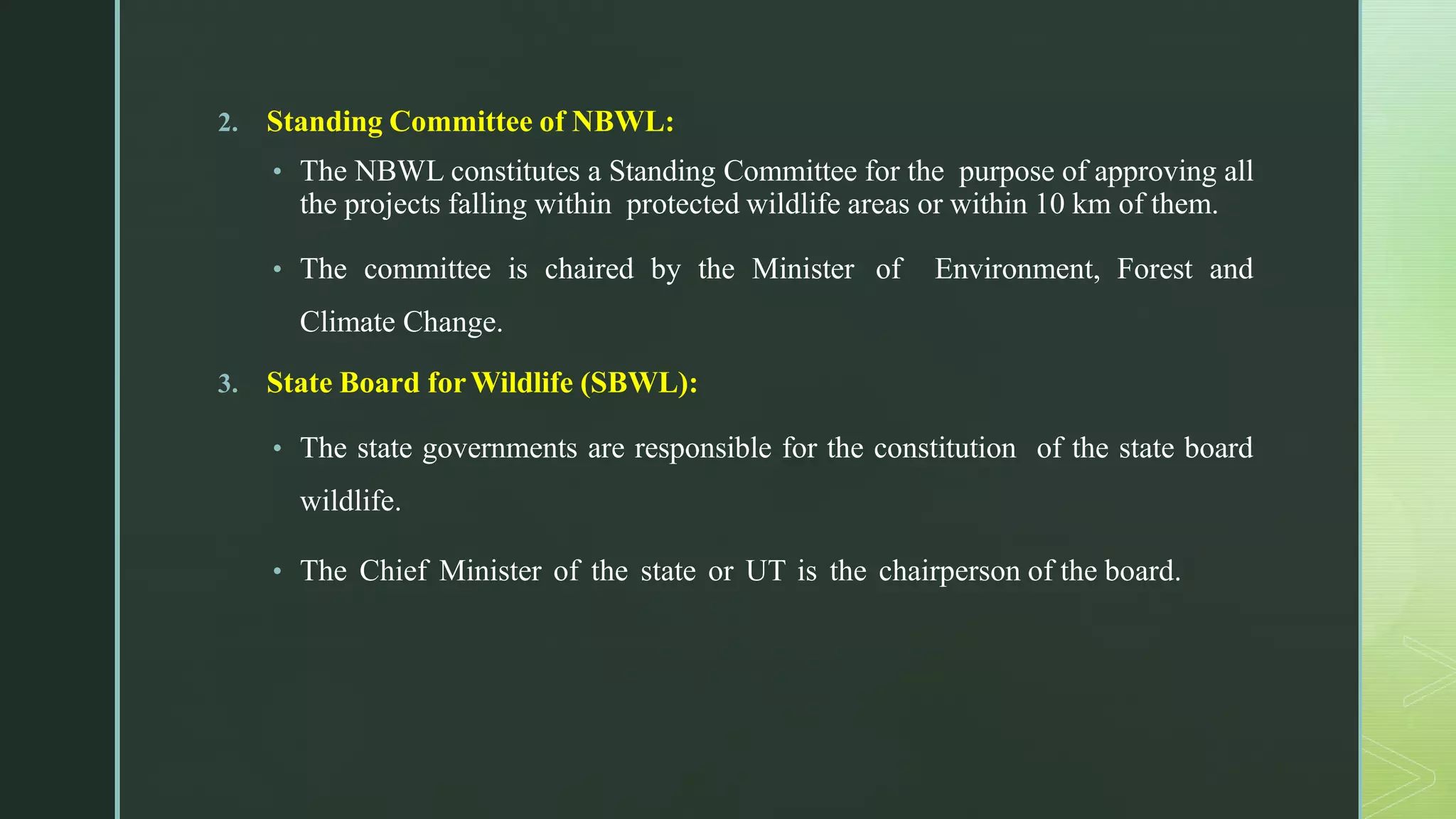 Wildlife Protection act, 1972 | PPTX