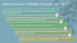 wildlife protection act 1972 of india .pptx
