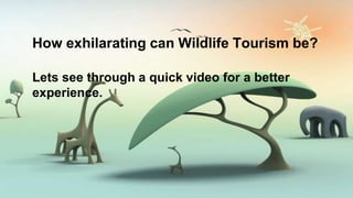Wildlife tourism | PPTX