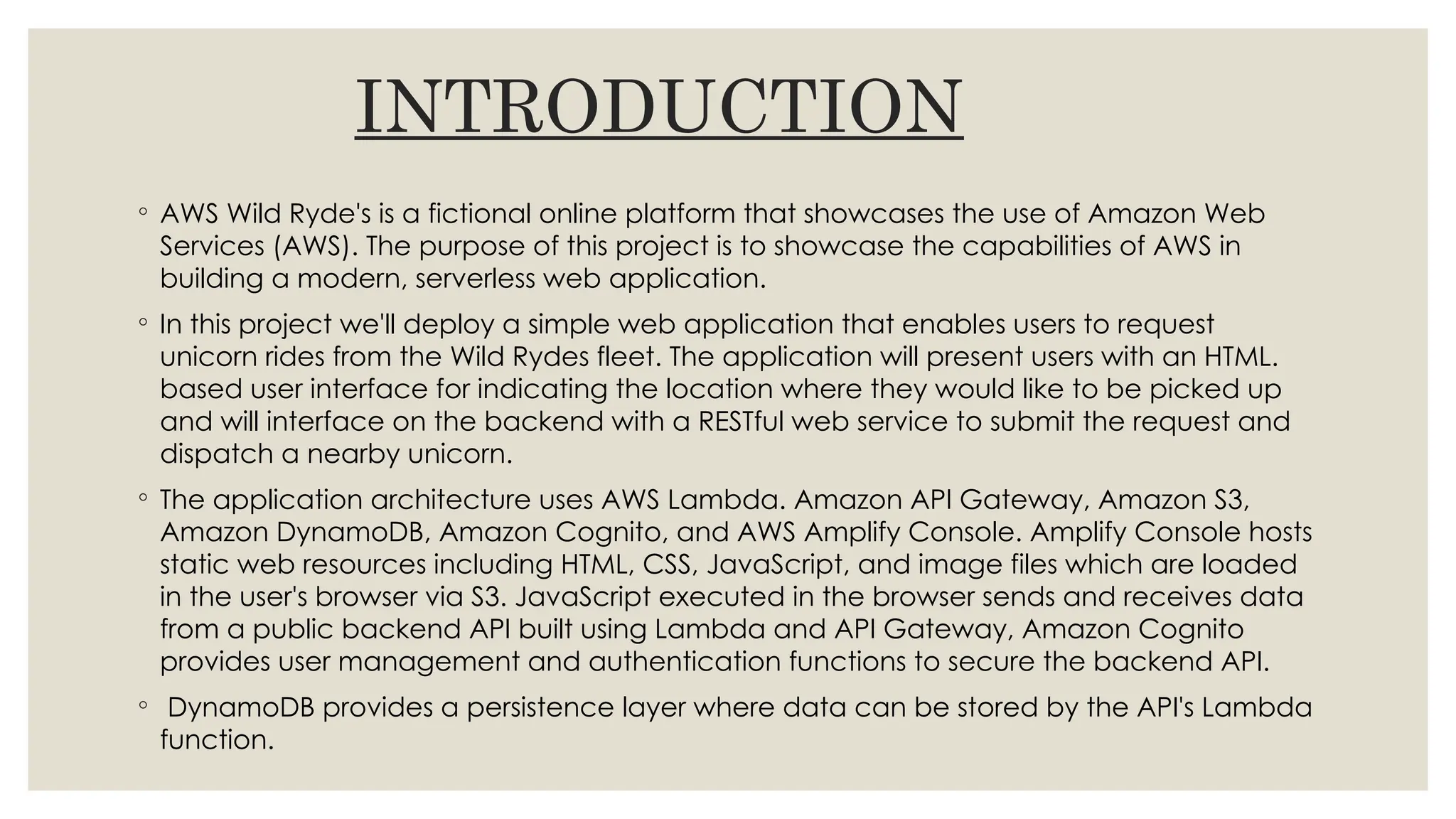 WILDRYDES Booking System (1).pjjjjjjjjjjjjj | PPTX