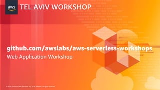 Wildrydes Serverless Workshop Tel Aviv | PPT
