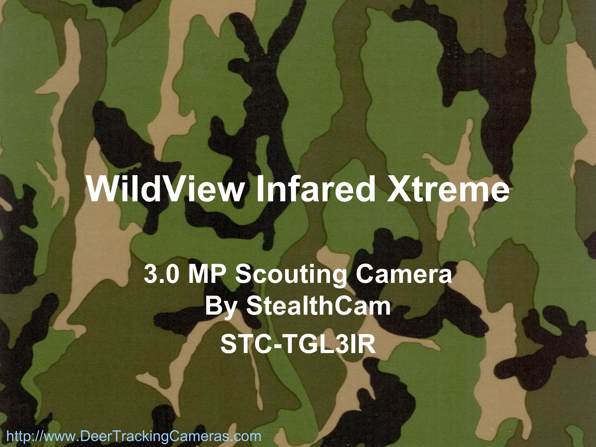 Wild View Infared Xtreme | PPT