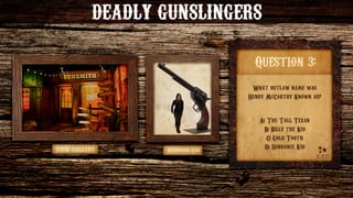 Wild West Quiz | PPT