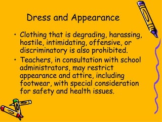 Wildwood Student Conduct Expectations And Rules | PPT