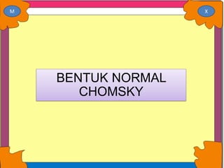 Wiles_ChomskyNormalForm_TBO_2021.untuk perkuliahanf | PDF
