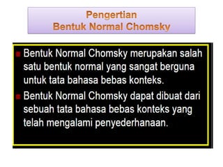 Wiles_ChomskyNormalForm_TBO_2021.untuk perkuliahanf | PDF