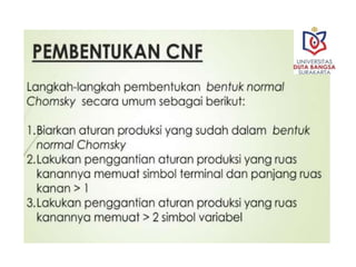 Wiles_ChomskyNormalForm_TBO_2021.untuk perkuliahanf | PDF