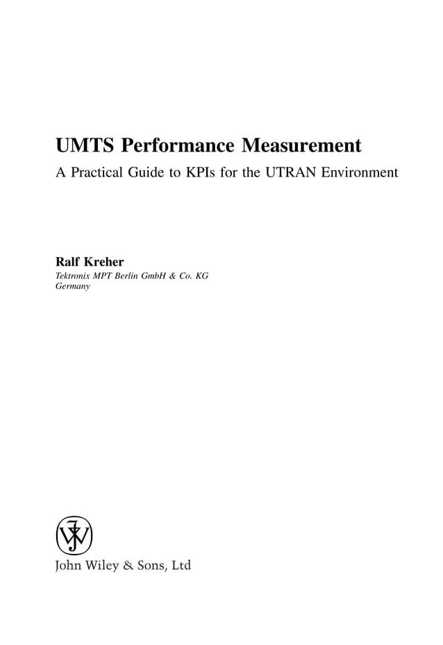 Umts.Performance.Measurement | PDF | Computer Networking | Computing
