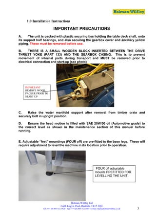 Wilfley manual | PDF