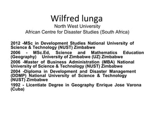 Wilfred lunga | PPT