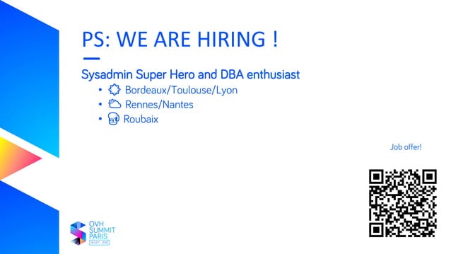 Easily create dashboards to manage your databases with OVH | PPT