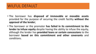 Wilful default by the borrower and the guarantor | PDF