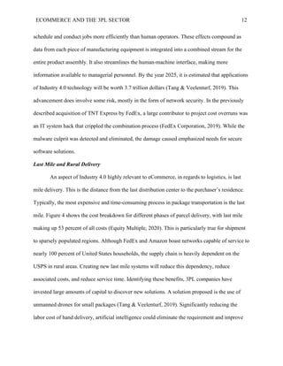eCommerce and the Third-Party Logistics Sector | PDF