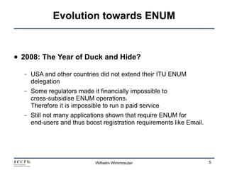 Is there a Life after Phone Call Charges? A brief look at some ENUM Opportunities | PDF ...