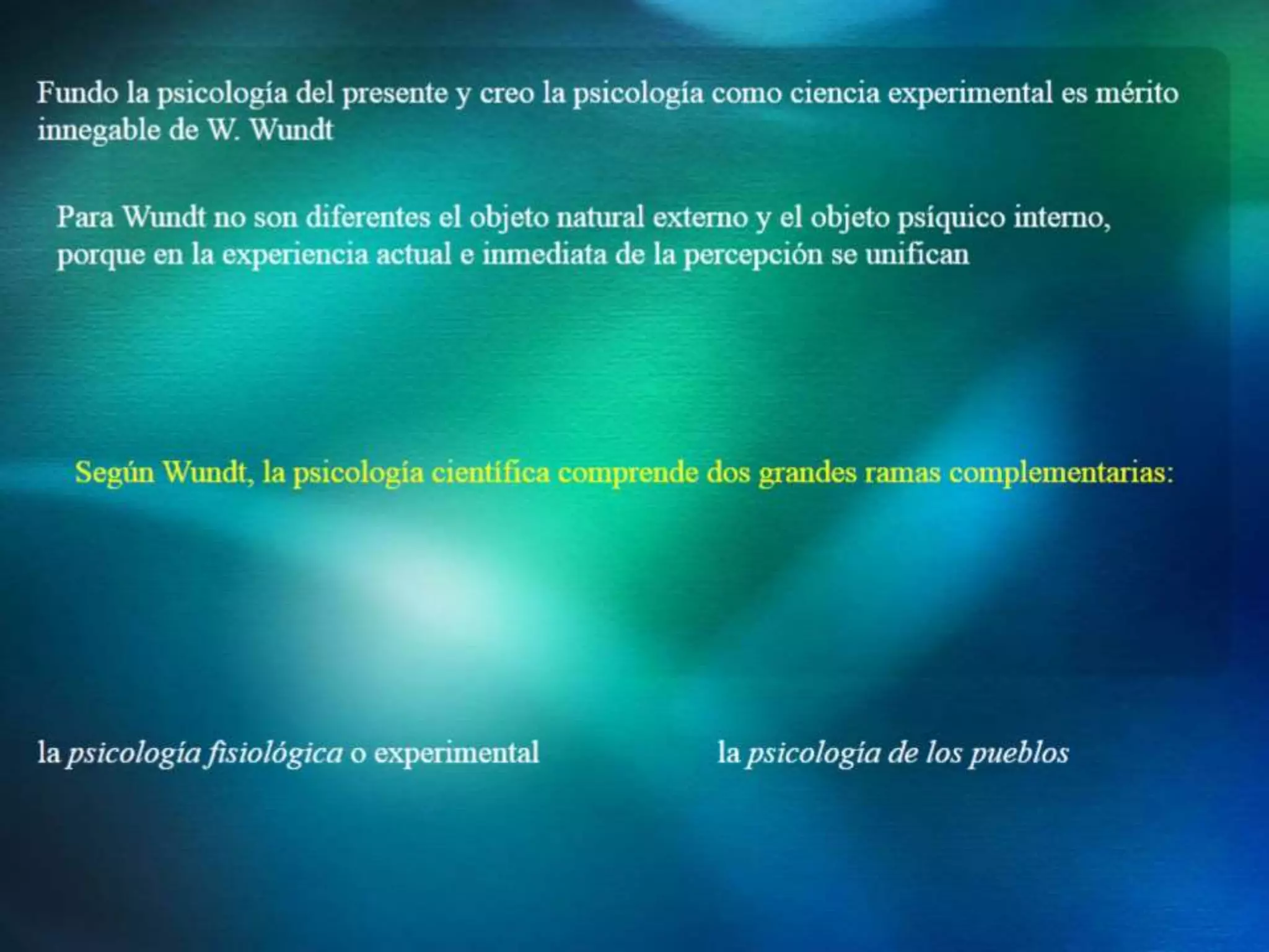 Wilhelm wundt y sus aportes a la psicologia | PPTX | Physical Therapy ...