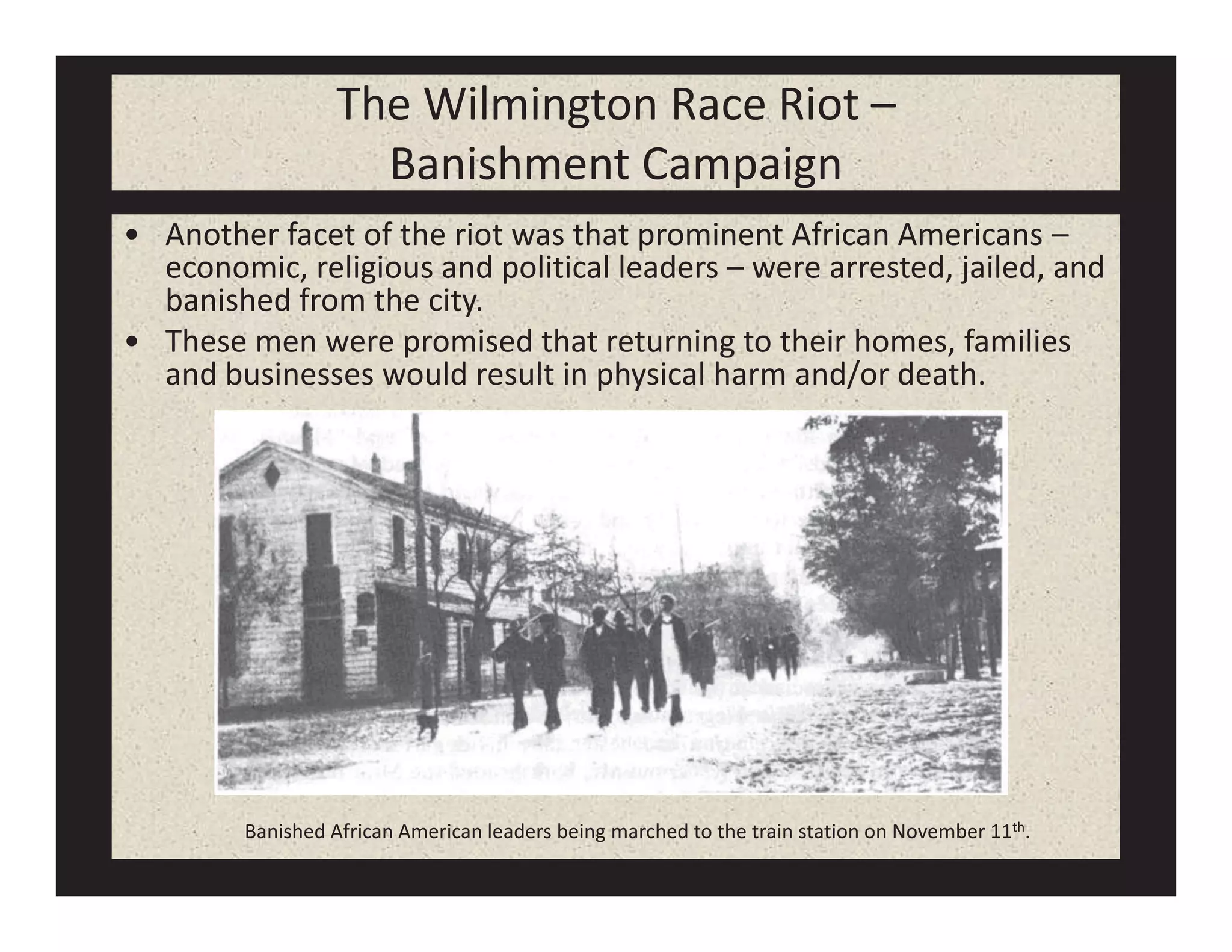 Wilimington Race Riot Part 2 | PPT | Free Download