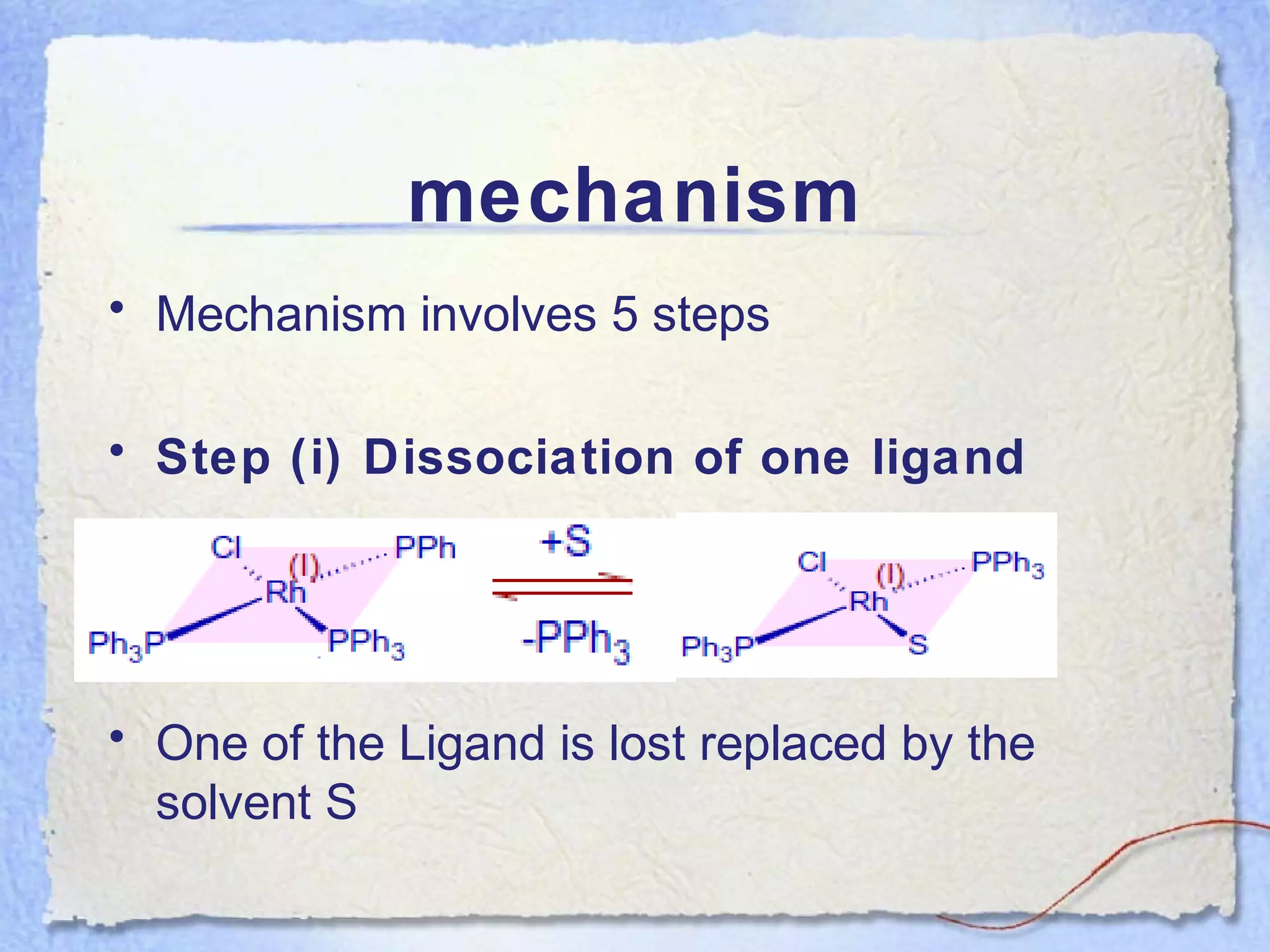 Wilkinson's catalyst | PPT